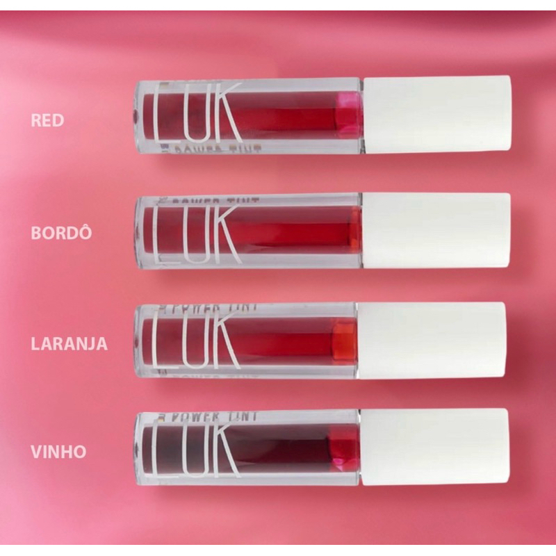 Lip Tint Power Tint Gel LUK 3 ml | Shopee Brasil