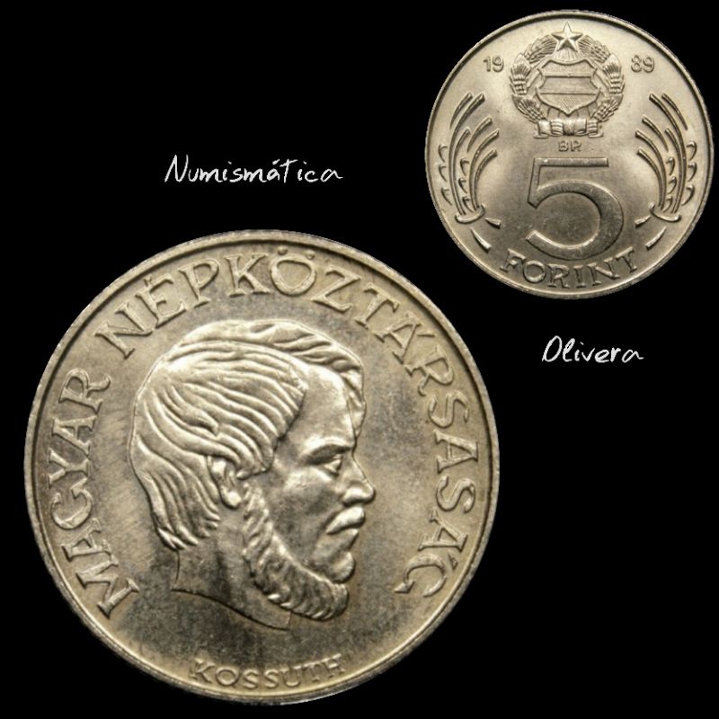 Moeda antiga Hungria 5 forint. L.: 1499 | Shopee Brasil