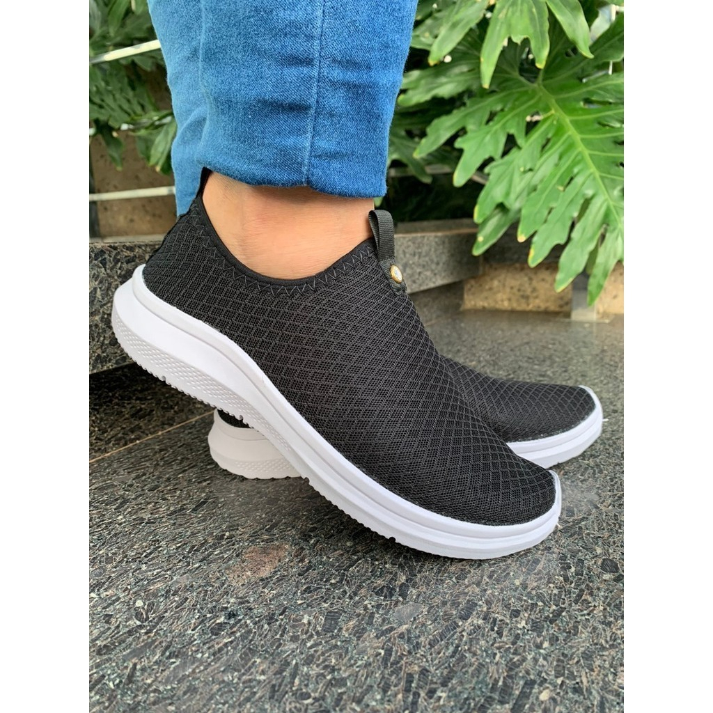 Tenis Meia Feminino Bom Para o Dia a Dia-Tenis Meia Sem Cadarço Com ...