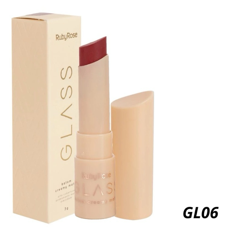 Ruby Rose Batom Creamy Matte Glass | Shopee Brasil