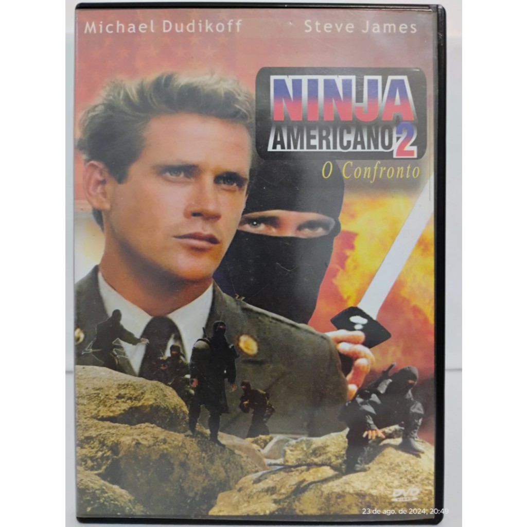 * LIQUIDA DA VIRADA * DVD - NINJA AMERICANO 2 - O CONFRONTO ( ORIGINAL ...