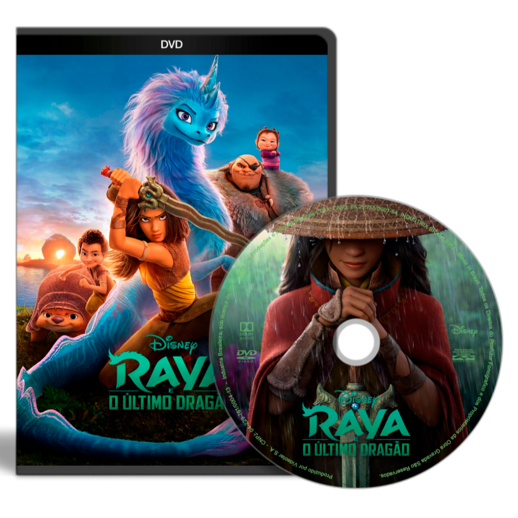 DVD - Raya e o Último Dragão (2021) (Dublado e Legendado) | Shopee Brasil