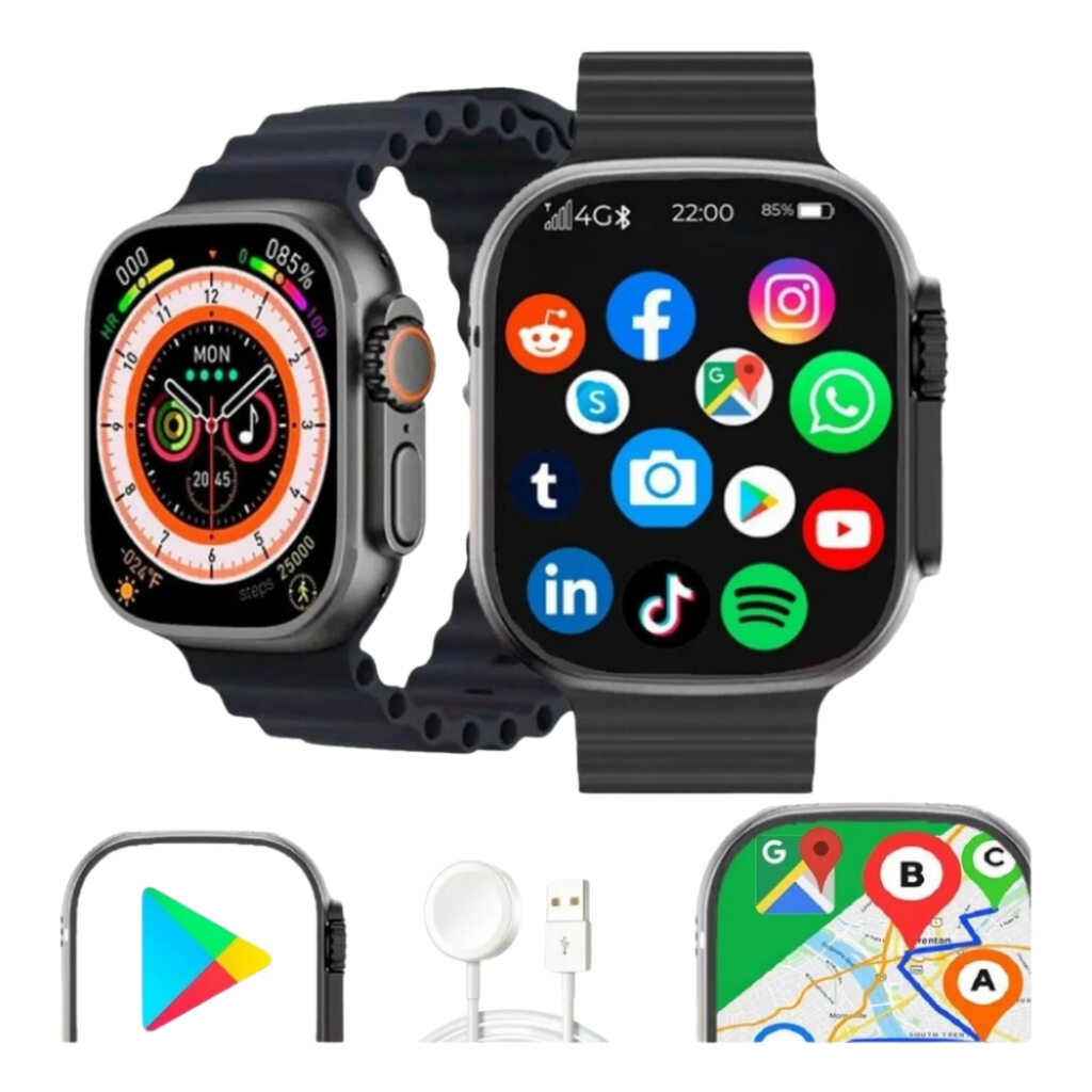 Smartwatch Horizon 4G Android Com Entrada para Chip e Wi-Fi Memória de ...
