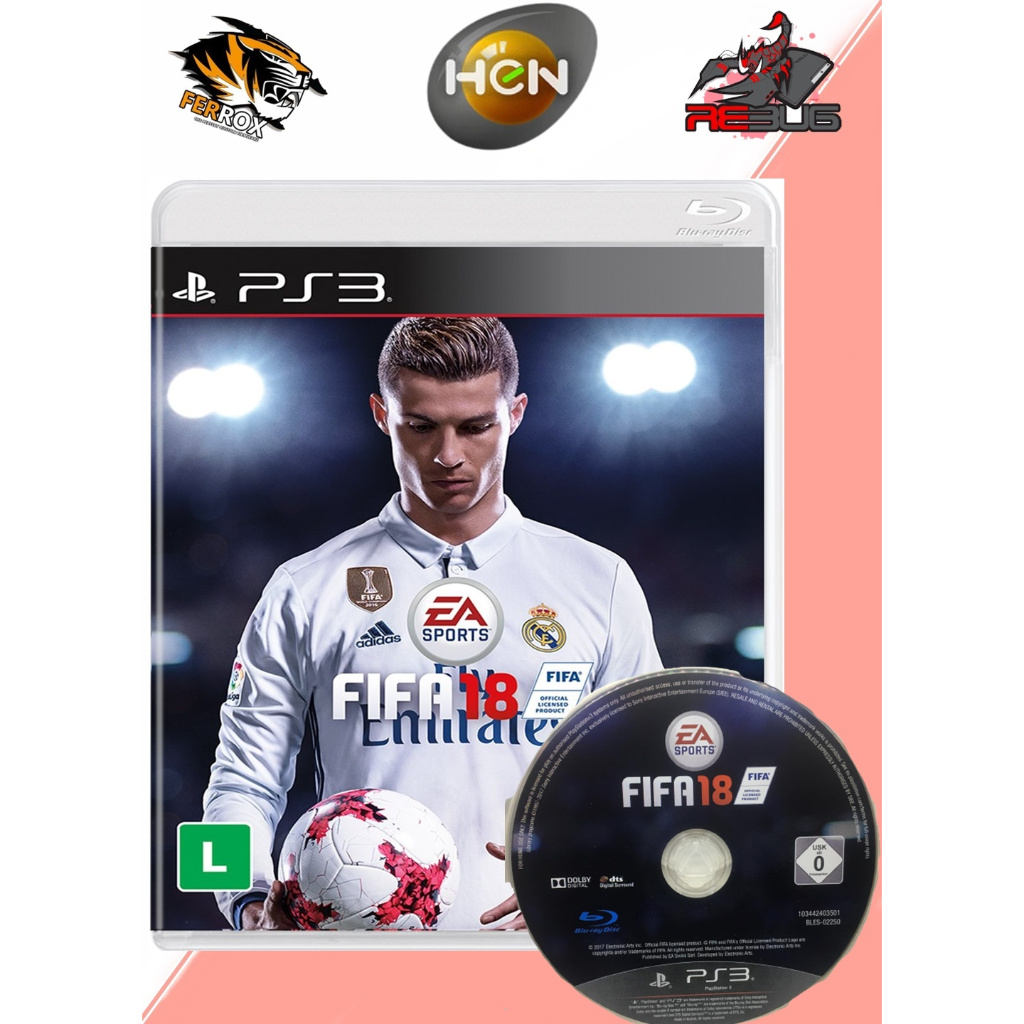 FIFA 18 PS3 HEN | Shopee Brasil