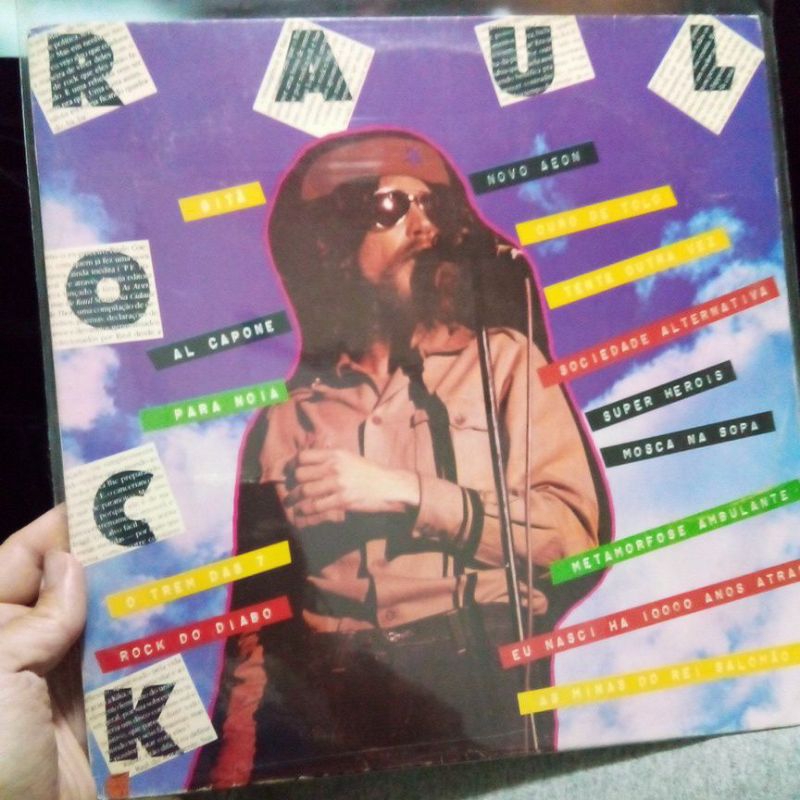 Lp Rock - Raul Seixas (disco vinil) | Shopee Brasil
