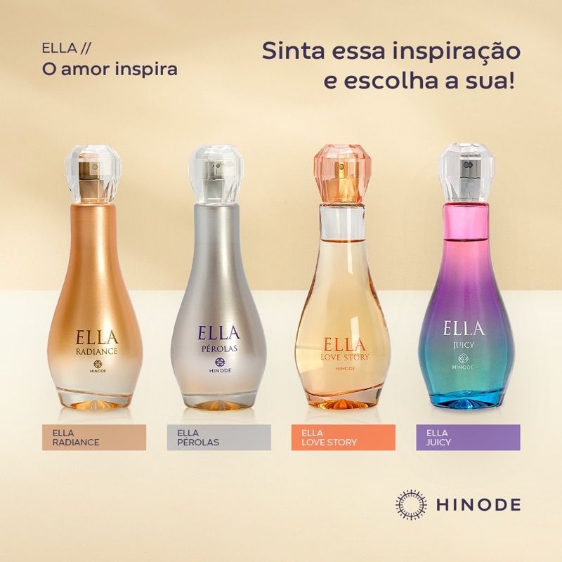 Perfume Linha Ella 100ml Original Hinode | Shopee Brasil