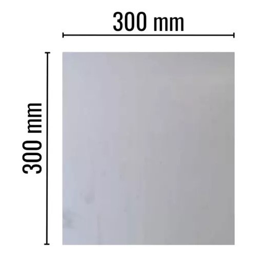 Chapa Inox 304, medidas 30cm x 30cm x 4mm de espessura | Shopee Brasil