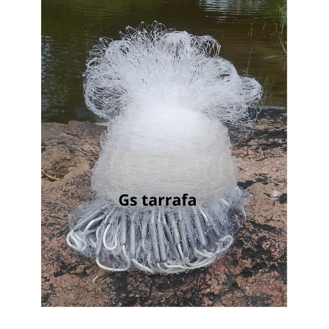 tarrafa feita a mão nalha 6 fio 035 altura 3m peso 3.500kg | Shopee Brasil