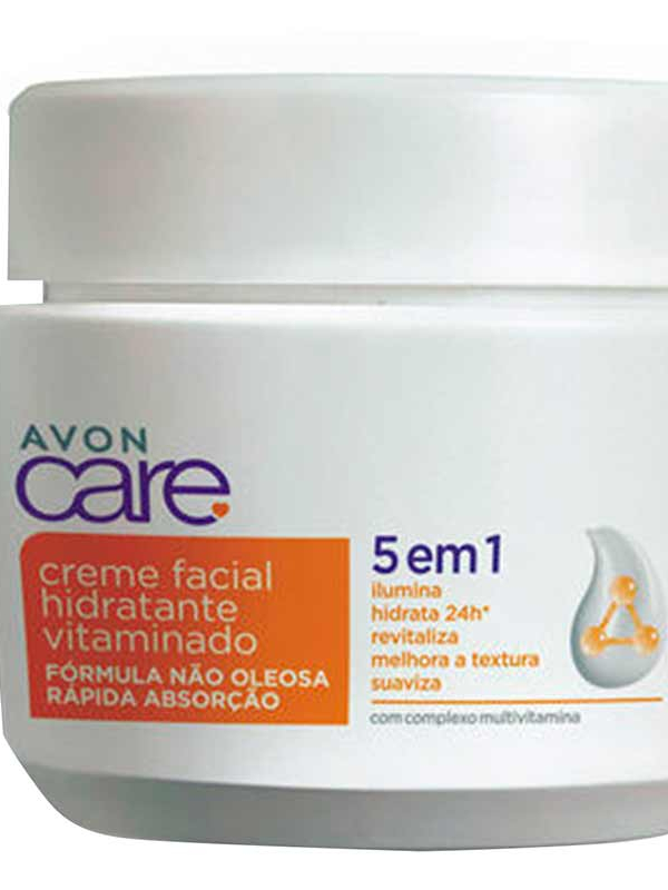 Creme Facial Avon Care Hidratante Vitaminado 5 em 1 - 100g | Shopee Brasil