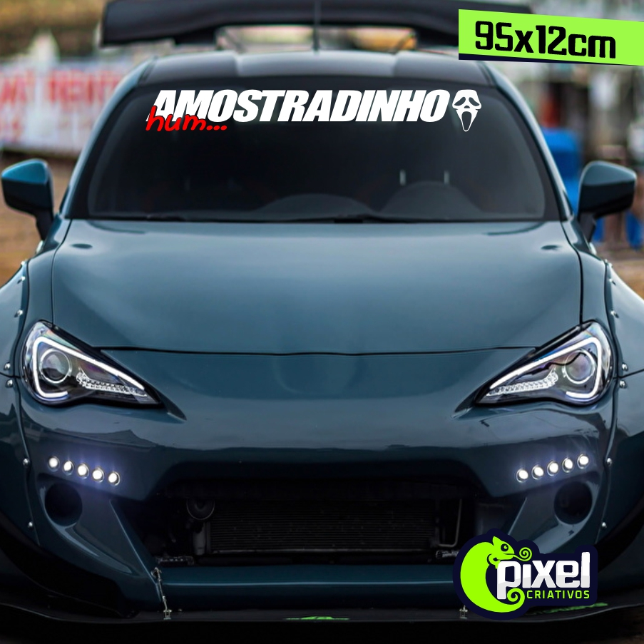 Adesivo Vinil Hum... Amostradinho - Parabrisa Carro, Lata, Tuning ...