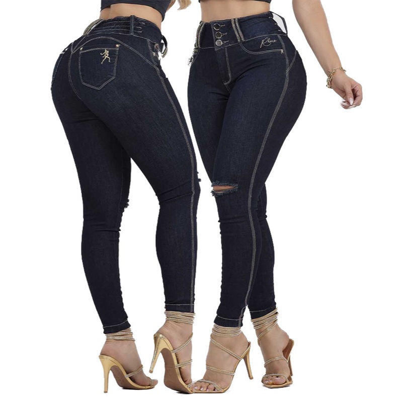 Calça Feminina Rhero Jeans Modela Bumbum Com Bojo Removível - 56670 ...