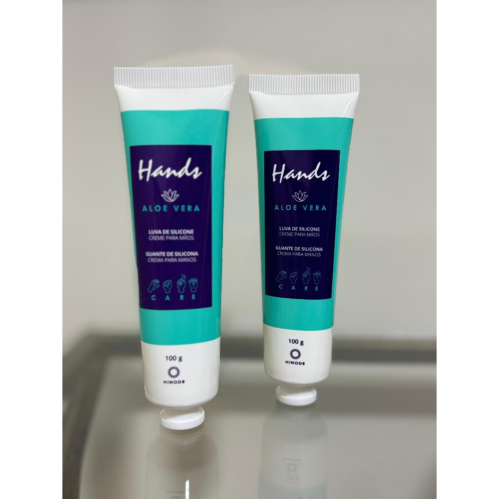 Luva de Silicone Hands Hinode Aloe Vera 100g (2unidades) | Shopee Brasil