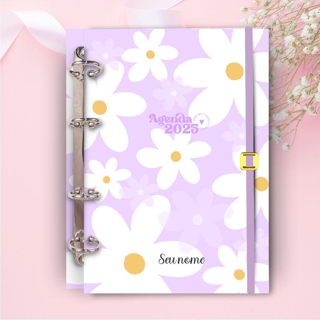 Planner fichário Personalizado Datado 2025 ou Permanente G19 | Shopee ...