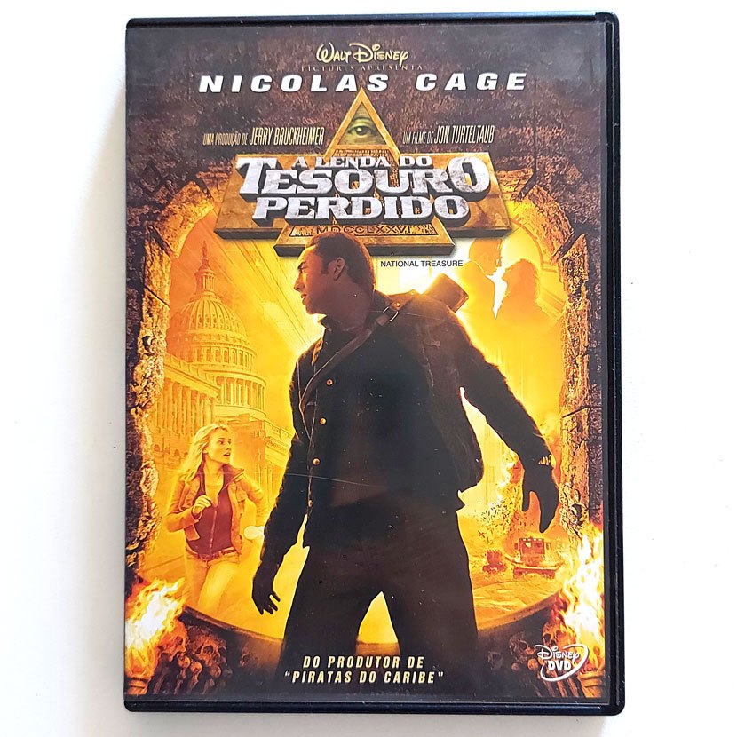 Dvd Filme A Lenda Do Tesouro Perdido Nicolas Cage | Shopee Brasil