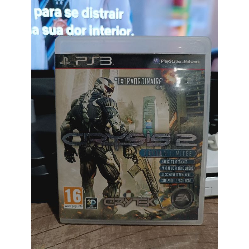 Crysis 2 Limited Edition original para ps3 | Shopee Brasil