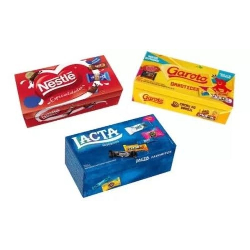 Bombom Sortidos GAROTO/ NESTLÉ/ LACTA | Shopee Brasil