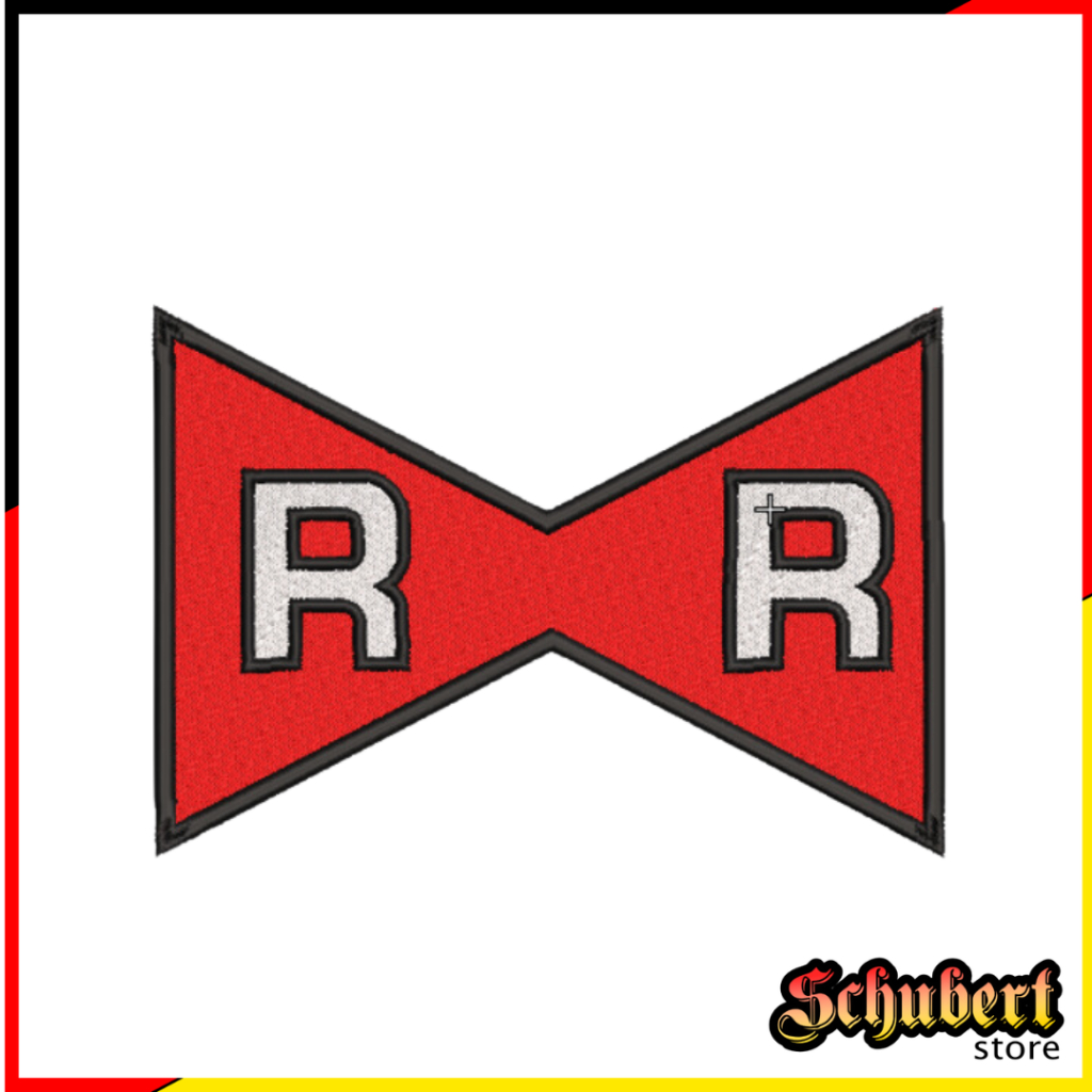 Dragon Ball Z Red Ribbon Bordado Termocolante | Shopee Brasil