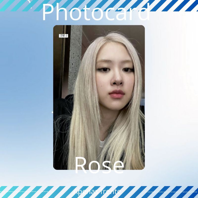 Photocard fanmade Rose blackpink | Shopee Brasil