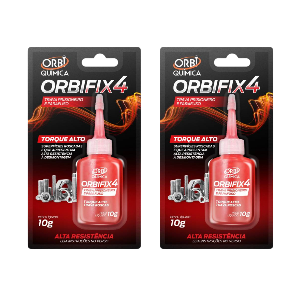 Kit 2 Cola Trava Parafuso Prisioneiro 10g Trava Rosca Alto Torque ...