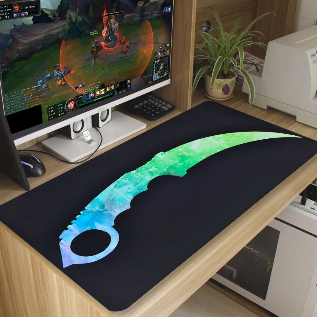 Mouse pad CS gamer Antiderrapante Grande diversas estampas 70x35 M10 ...