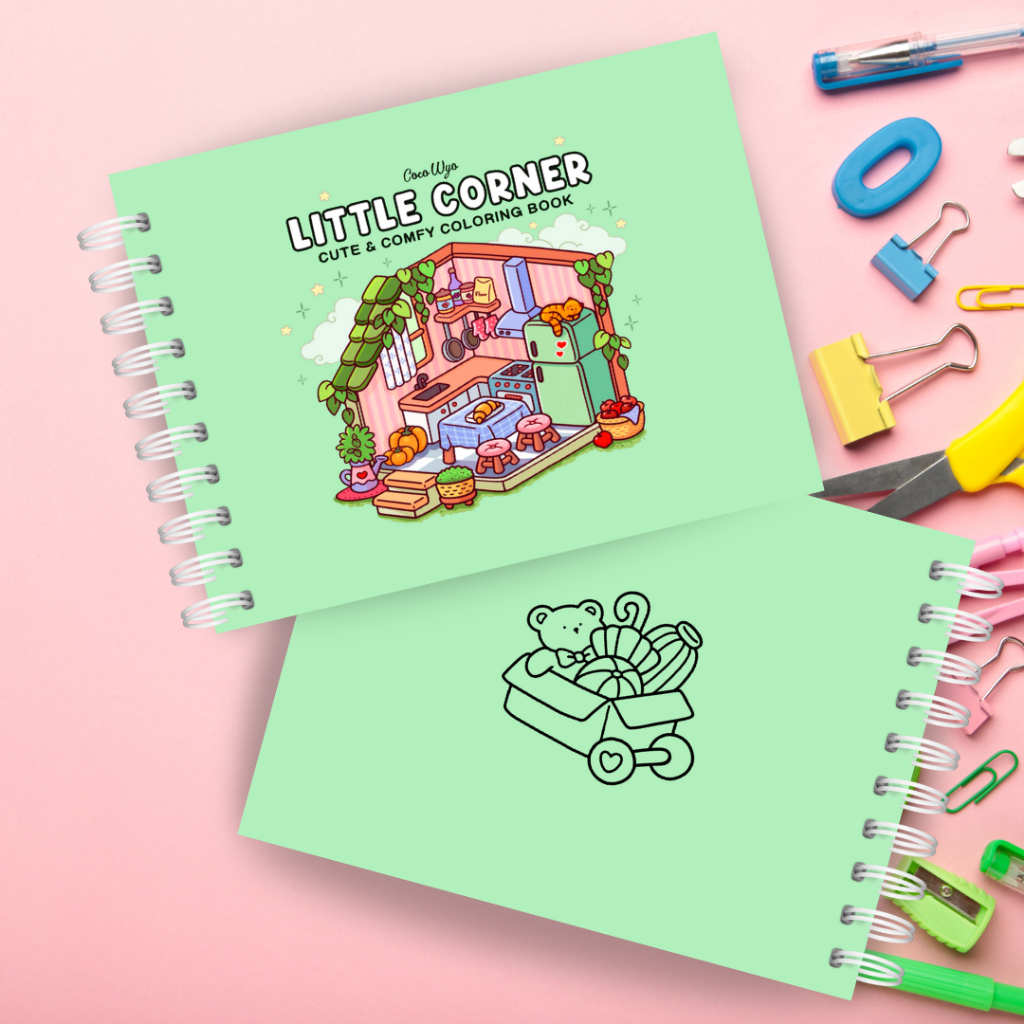 Livro de Colorir Little Corner | Shopee Brasil