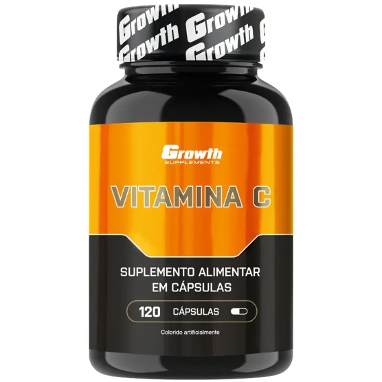 Vitamina C - 120 Cápsulas - Growth Supplements | Shopee Brasil