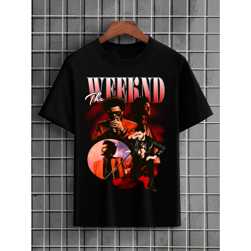 Camiseta The Weeknd Streetwear Algodão Cantor Trap Internacional ...