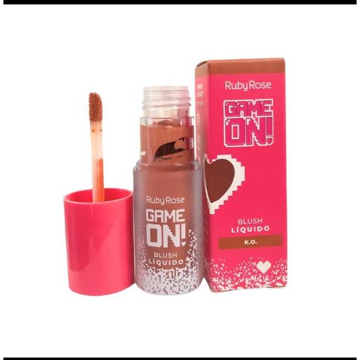 Blush liquido Game On Ruby Rose | Shopee Brasil