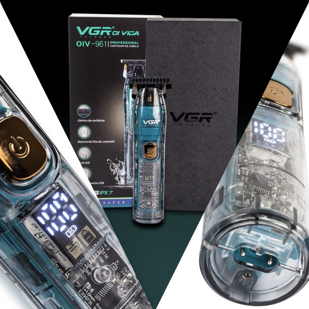 Máquina de Acabamento Profissional V-961 | VGR bivolt Imperio life | Shopee Brasil