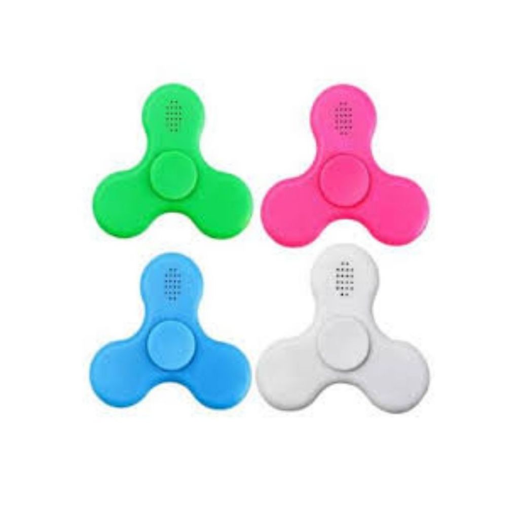 Fidget Hand Spinner Bluetooh USB Recarregável Led Brilho Musical Anti ...