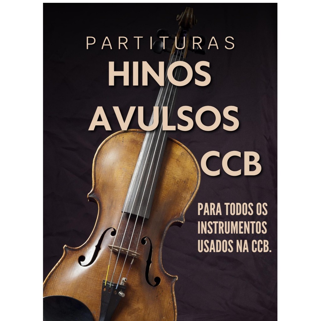 HINOS AVULSOS CCB PARTITURAS | Shopee Brasil