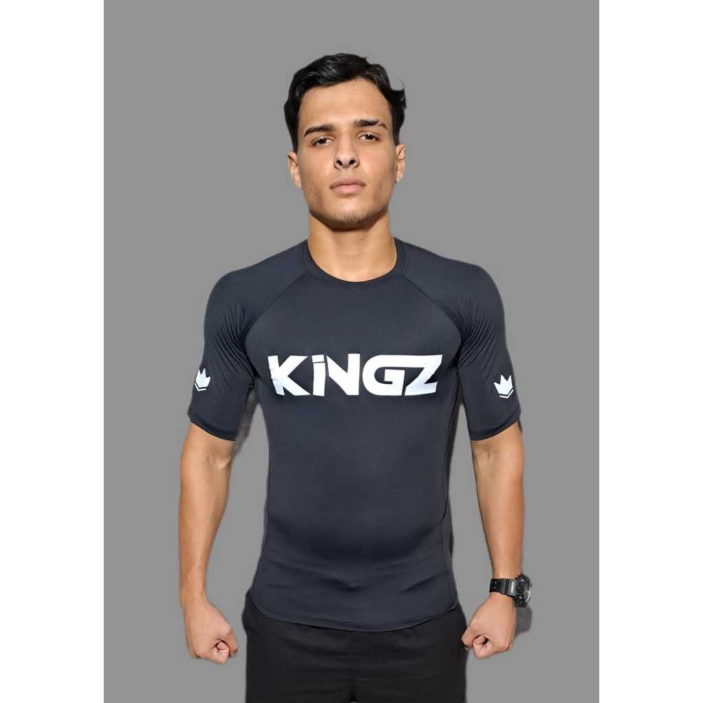 Rash Guard Kingz JIU JITSU Manga Curta - P M G GG XG | Shopee Brasil