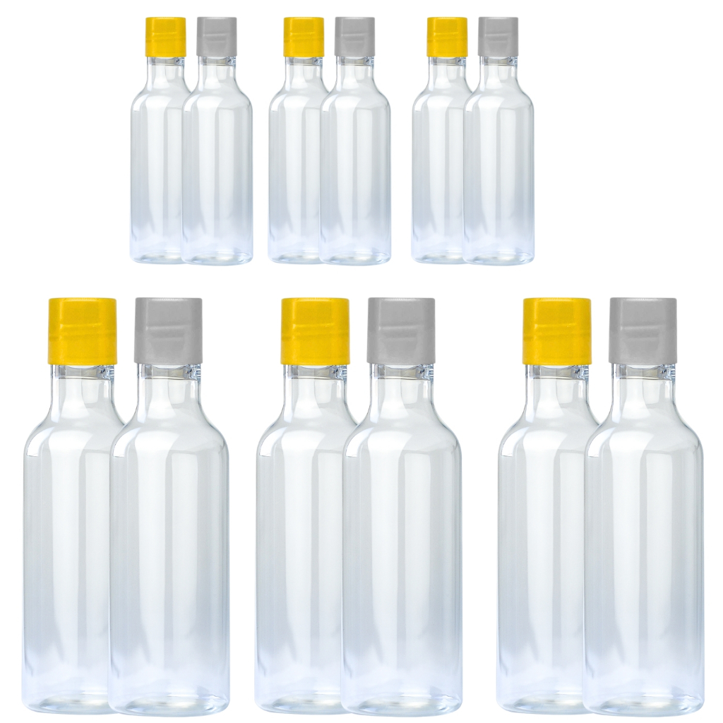 100 Mini Garrafinhas Frascos De Plástico Pet 50ml C/ Tampa | Shopee Brasil