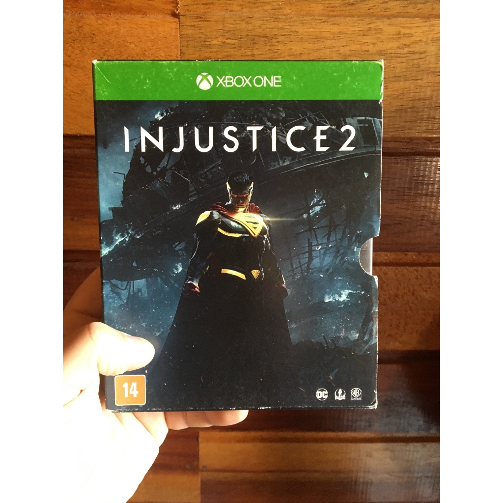 Jogo de Xbox One - Injustice 2 - Box + Blu Ray - Com Luva | Shopee Brasil