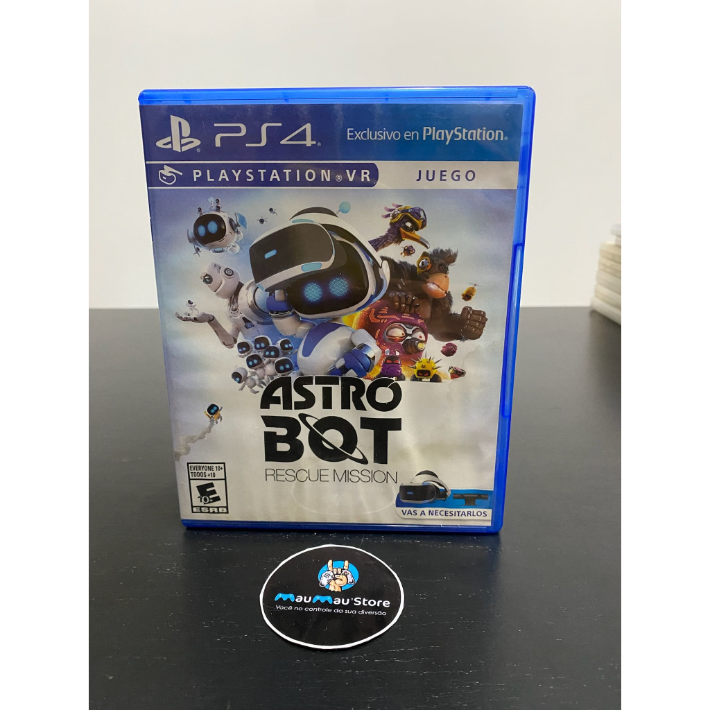 Astro Bot Rescue Mission VR P.S.4 - Original Usado Jogos de VR Realidade Virtual | Shopee Brasil