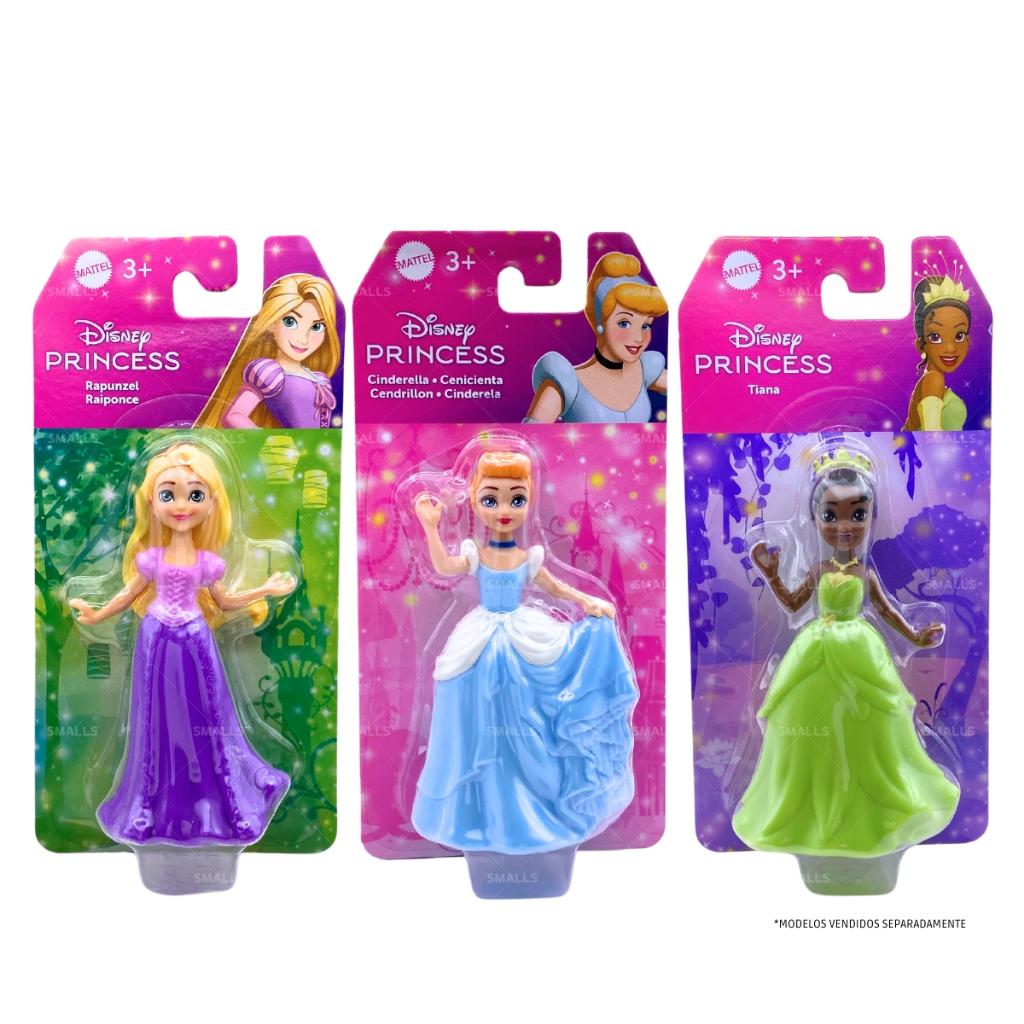 Boneca Disney Mini Princesas - 9 cm - À Escolha - Mattel | Shopee Brasil