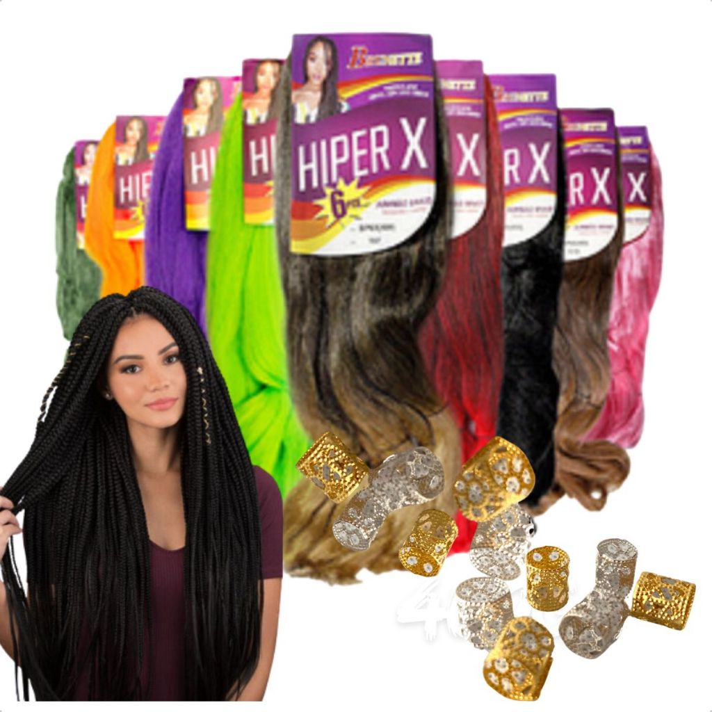 Cabelo Jumbo Jumbao Hiper X-Temos todas as cores | Shopee Brasil