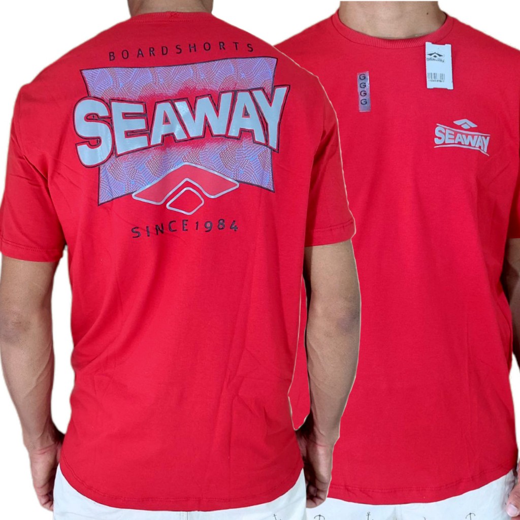 Camisa Seaway Premium Malha 30.1 Penteada 100% Algodão | Shopee Brasil