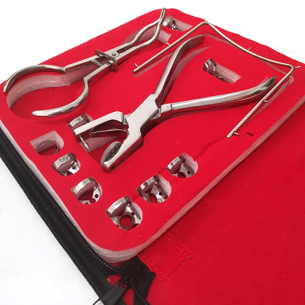 Kit Alicate Perfurador Ainsworth, Pinça Porta Grampo Palmer, Grampo ...