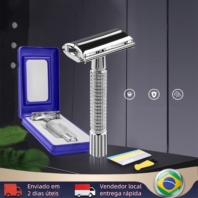 Aparelho Barbeador Clássico Tipo Borboleta Barba Perfeita | Shopee Brasil