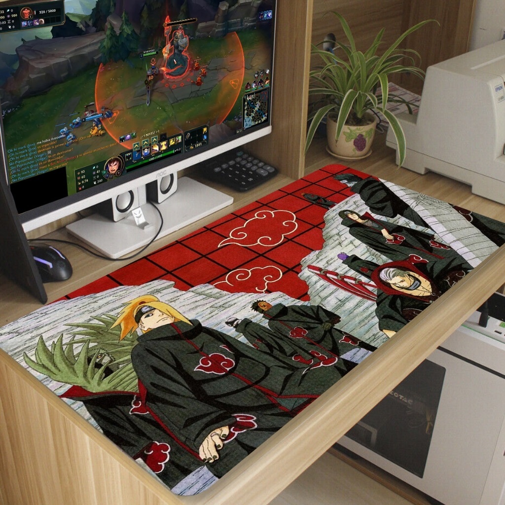 Mouse pad NARUTO gamer Antiderrapante Grande diversas estampas 70x35 ...