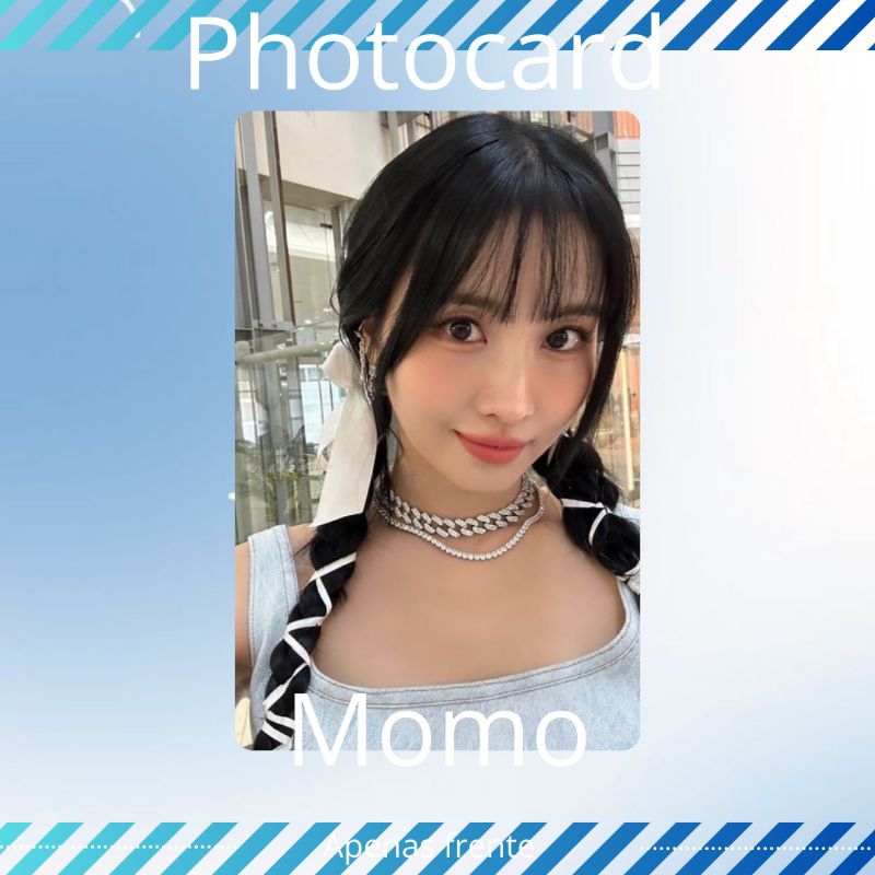 Photocard fanmade momo twice | Shopee Brasil