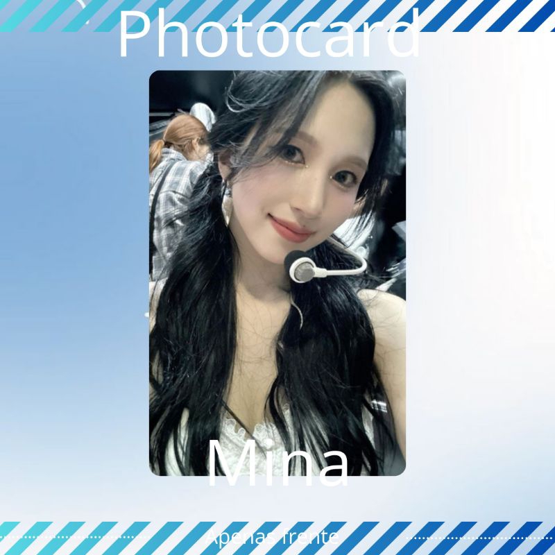 photocard fanmade mina twice | Shopee Brasil