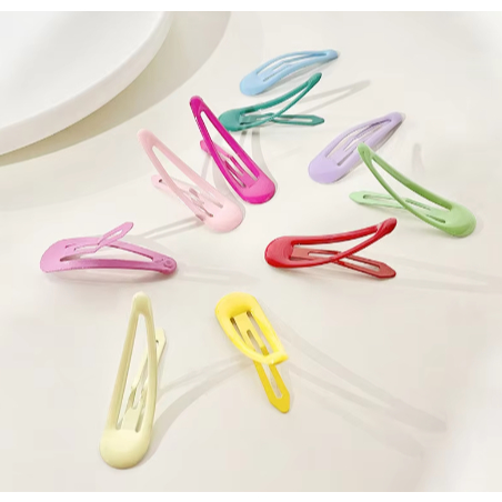 KIT 12/24/48 PCS Fashion Candy Water Drop Hair Clips For Ladies/Metal ...