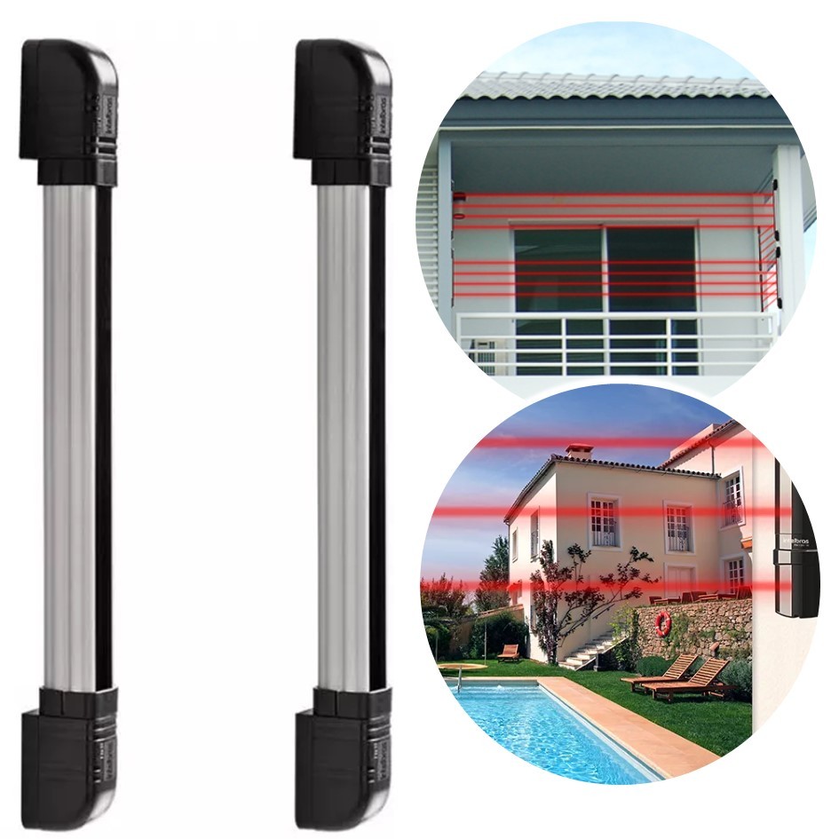 Sensor Infravermelho Ativo Intelbras Iva 7100 Dual 2 Feixes | Shopee Brasil