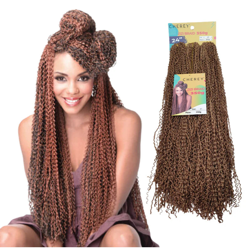Cabelo Trançado Miojinho Canecalon Zizi Braid Pacotão 350G--CHEREY ...