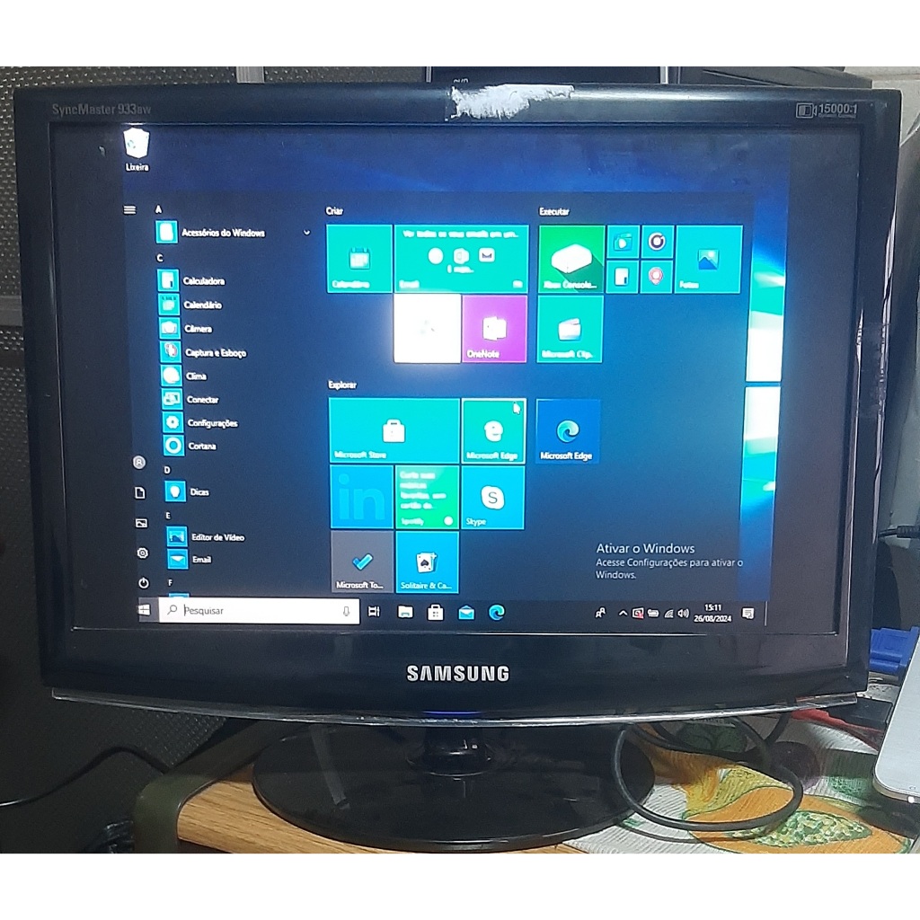 Monitor Samsung Syncmaster 933Bw 19" | Shopee Brasil