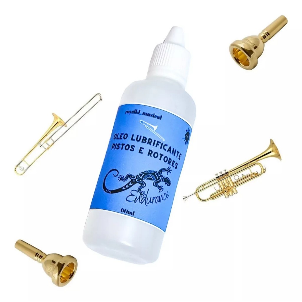 Kit 2x Óleo Lubrificante Trompete Trombone Sax Pisto Rotor 60ml ...