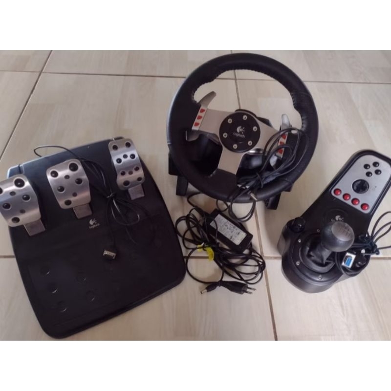 VOLANTE LOGITECH G27 COMPLETO COM CÂMBIO | Shopee Brasil