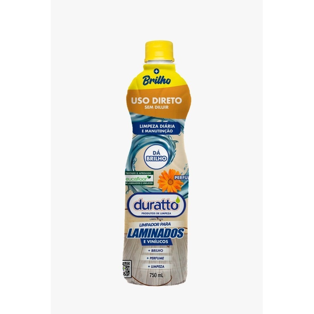 Limpador Para Piso Laminado e Vinilico Uso Direto 750ml Duratto ...